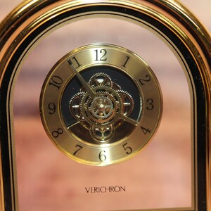 Vintage Open Moving Gear Clock, 7, Verichron, Quartz, Acrylic, 1990's ...