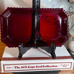 Vintage, Avon, the 1876 Cape Cod Collection, Condiment Dish, Divided ...
