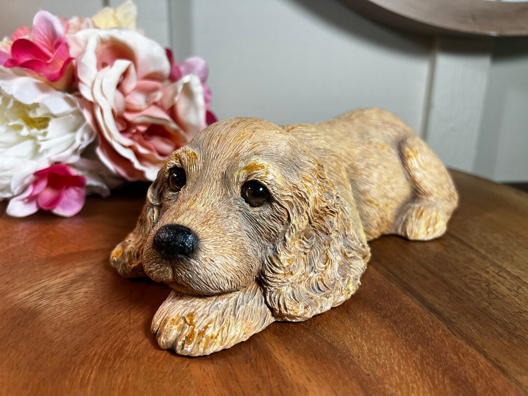 Sandicast, Cocker Spanial, Tan, Statue, Dog, Sculpture, Figurine, by ...