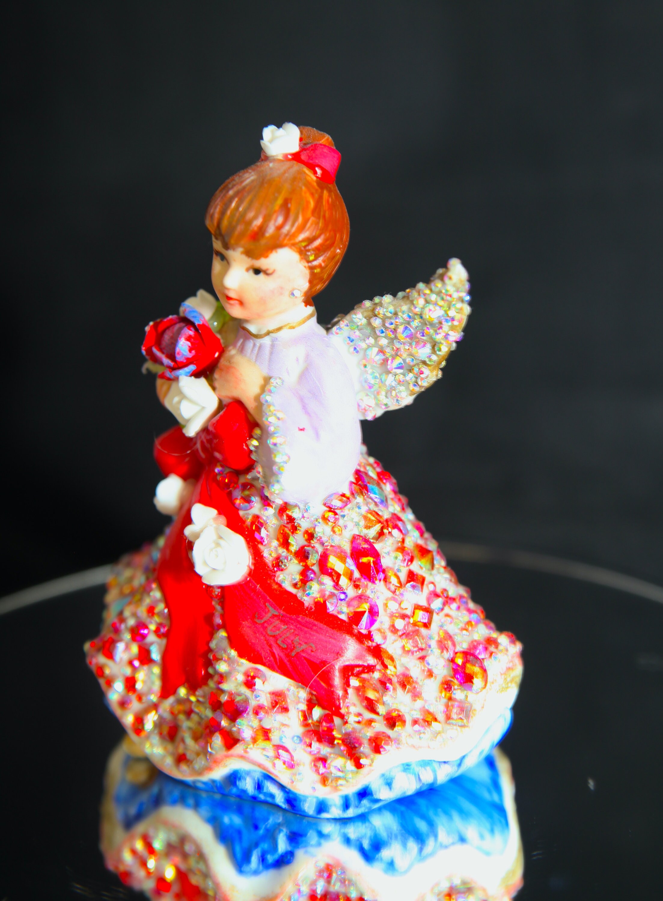 Vintage Lefton July Birthday Angel Fairy Girl Porcelain | Etsy