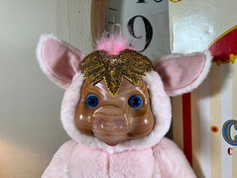 Raikes Original Circus Collection Wood Face Bear Violet the - Etsy