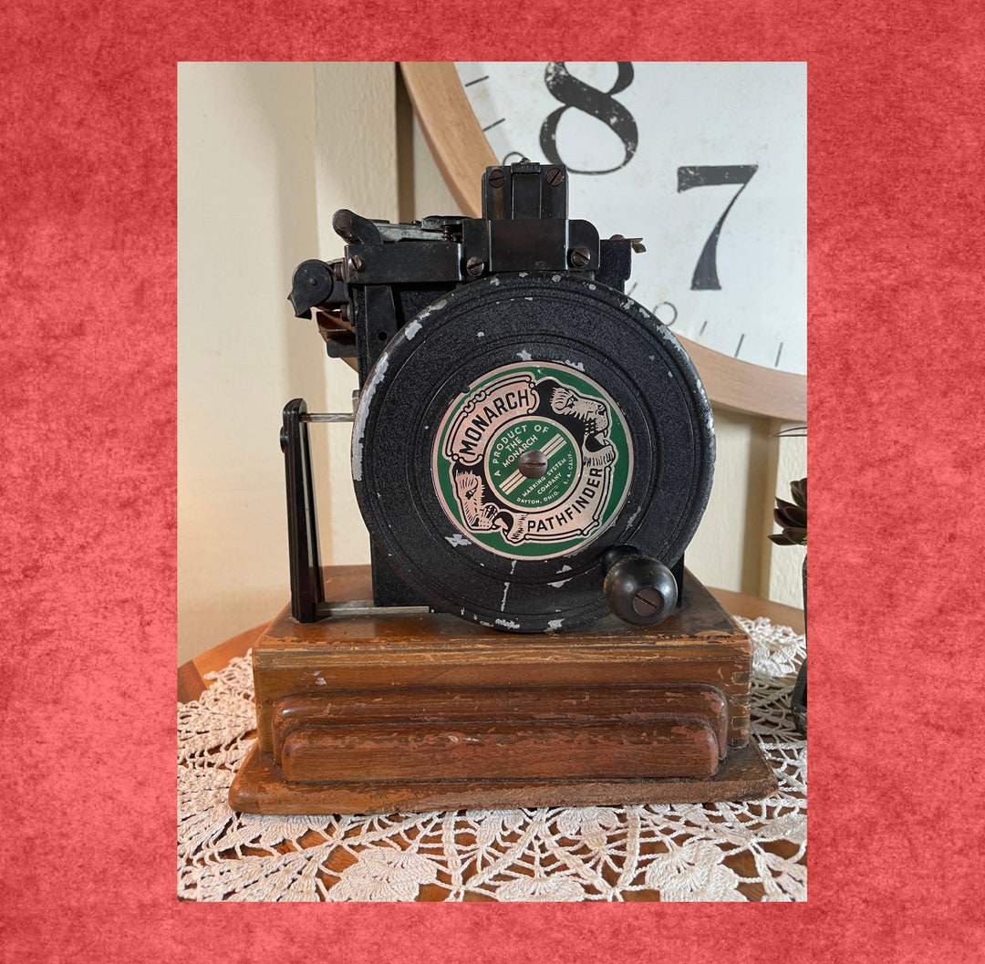 Antique, Monarch, Pathfinder, Price Ticket, Tag Machine - 1920's, 10 ...