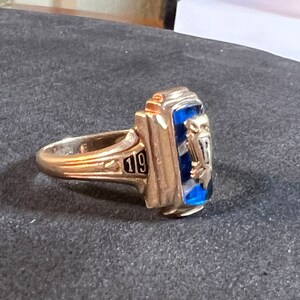 Vintage, 1960, Rothschild Wi. High School, Ladies, 10K Gold, Signet ...