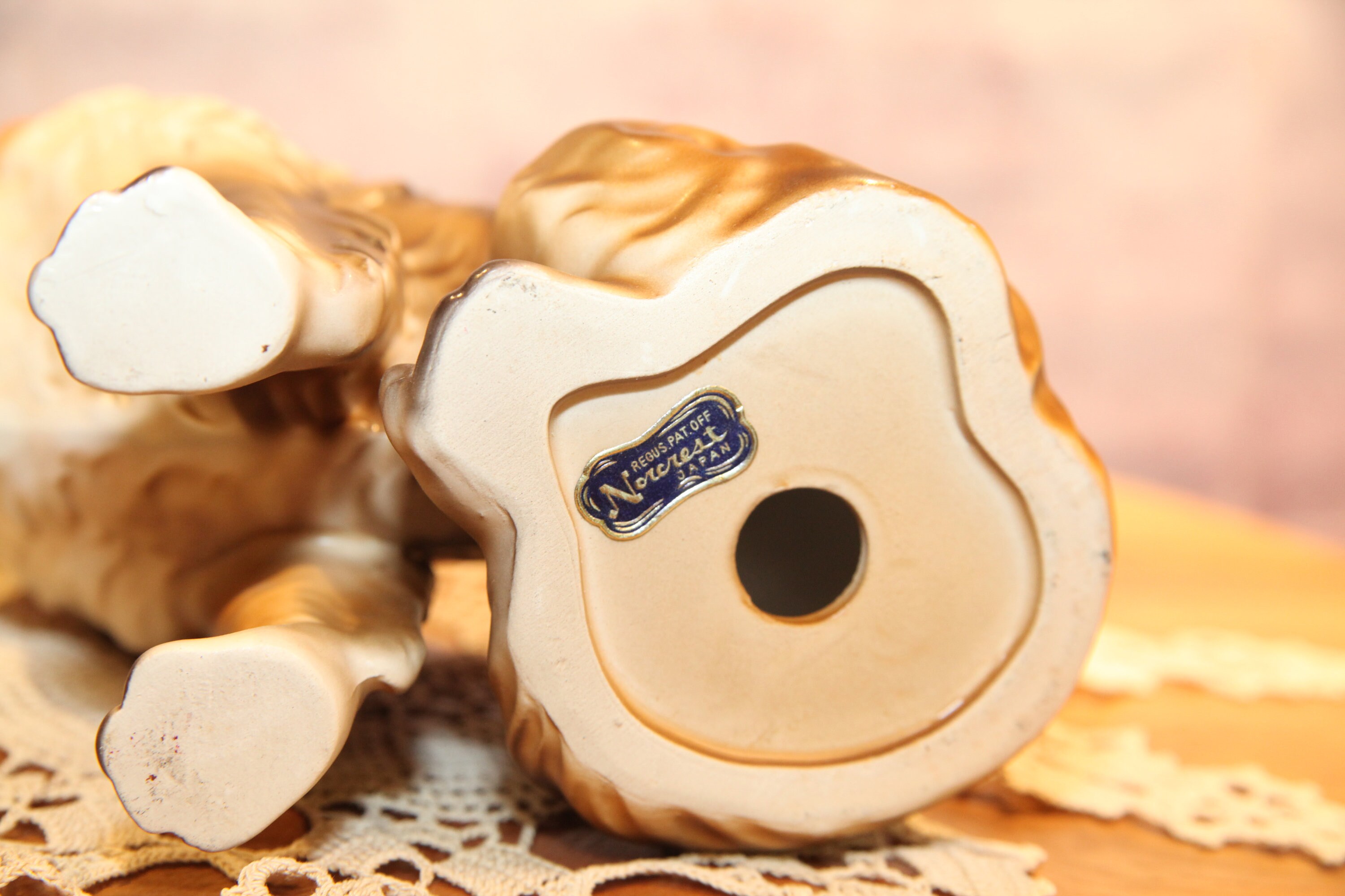 Vintage NORCREST Porcelain Bisque Collie Border Collie | Etsy