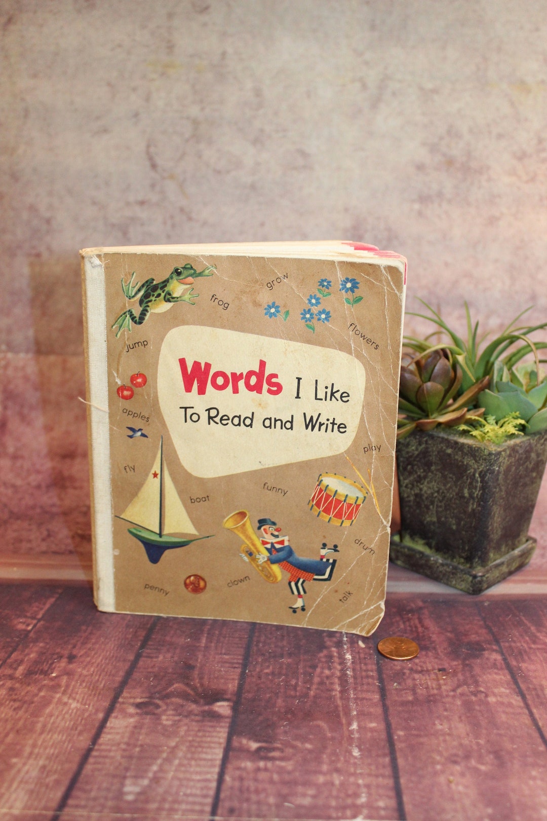 Works I Like to Read and Write Book, Rare, Vintage, Picture Dictionary ...