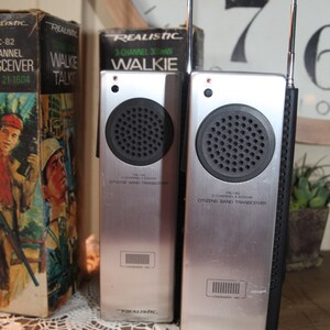 Vintage Realistic TRC-201 Walkie Talkie 2 Watt 3 Channel, With Boxes ...