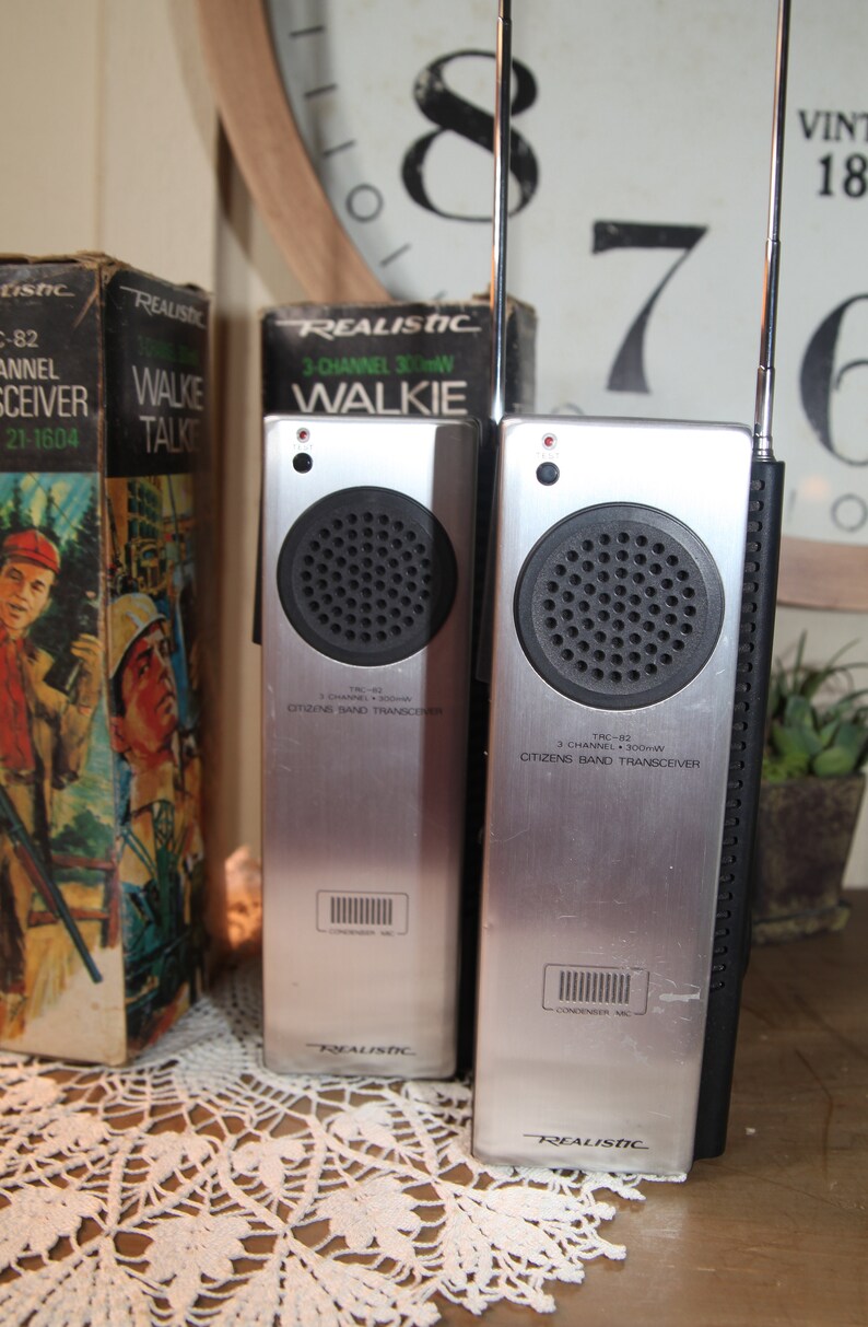 Vintage Realistic TRC-201 Walkie Talkie 2 Watt 3 Channel With - Etsy