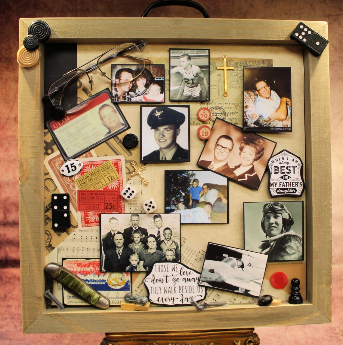 Memory Box Loved One Father Mother Parent Vintage Box - Etsy