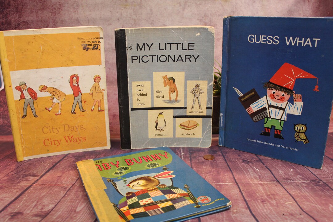 Set of 4 Differentchilderns Books, City Days, My Little Pictionary ...