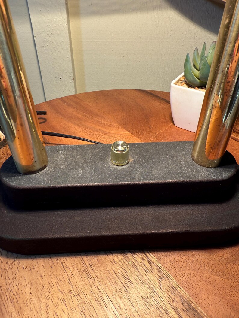 Vintage, Modern, Kovacs Sonneman Style, Brass, Halogen, Desk Lamp ...