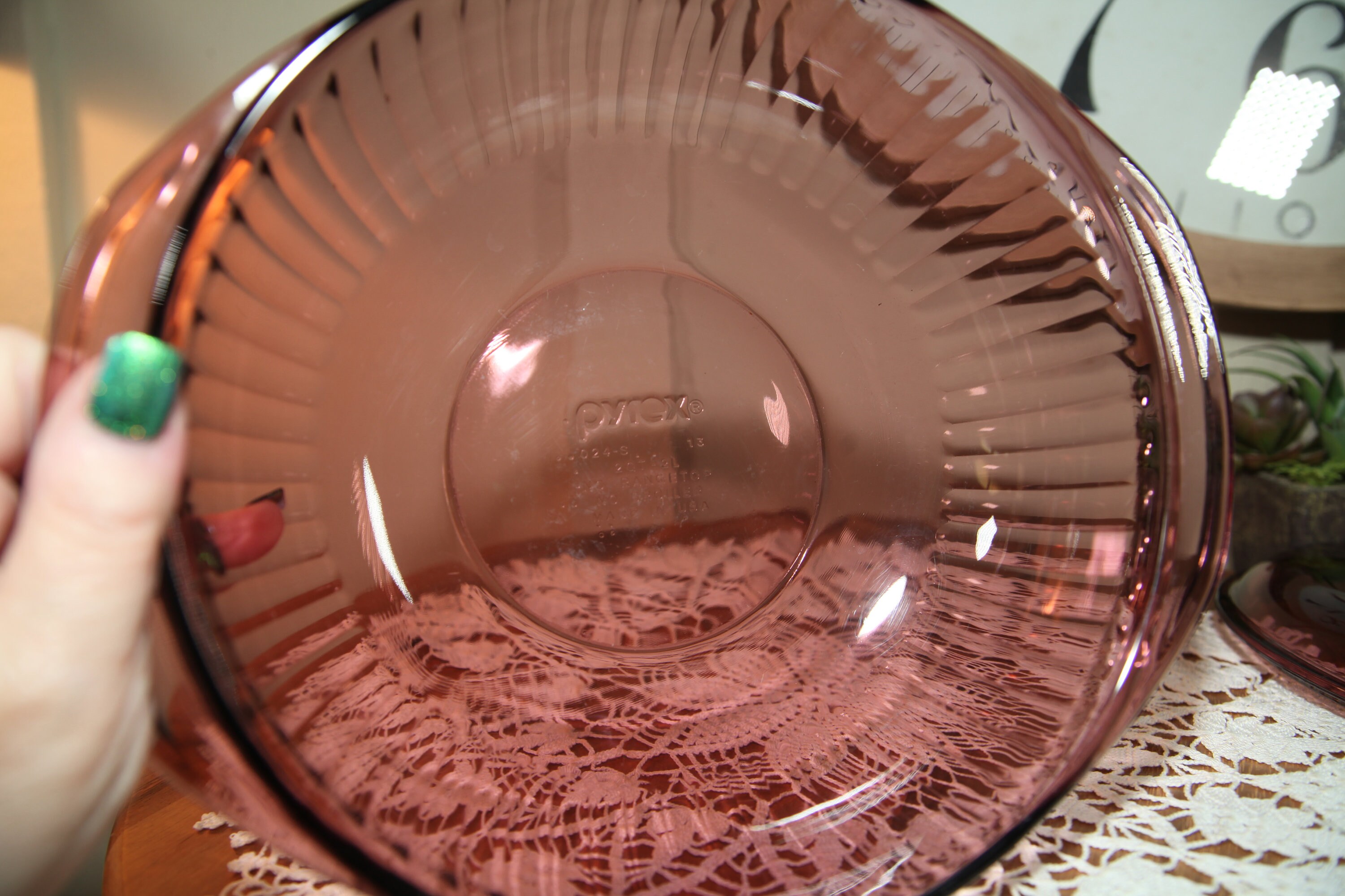 Vintage Pyrex Cranberry Purple Glass covered Casserole - Etsy