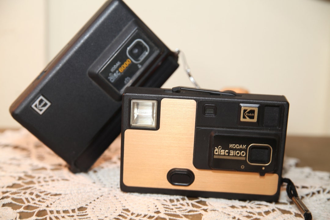 Kodak Disc 3100 Camera Gold and Black Vintage 1980's, and Vintage KODAK ...