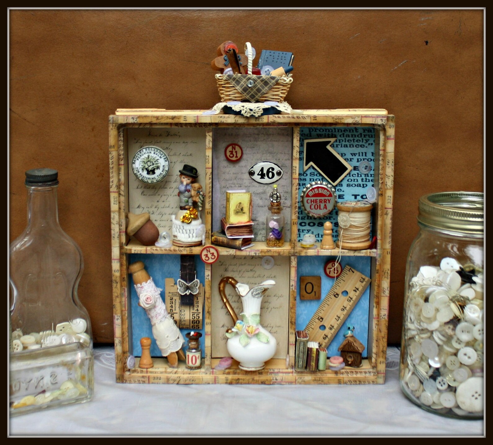 Configuration Box Shadow Box Curio Box Vintage Box - Etsy Canada