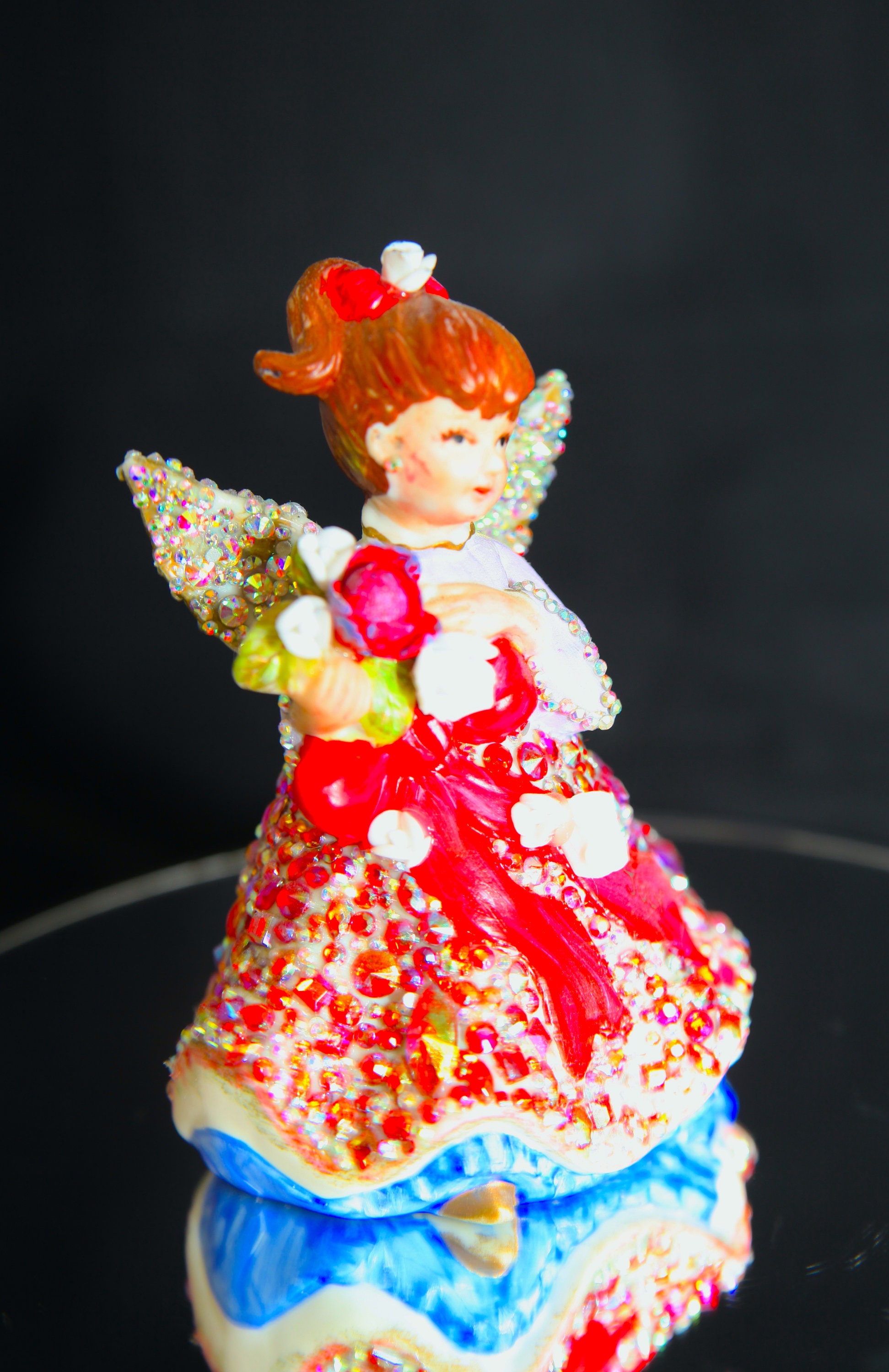 Vintage Lefton July Birthday Angel Fairy Girl Porcelain | Etsy