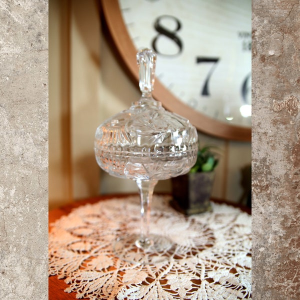 Crystal Candy Dish - Etsy