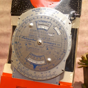 Felsenthal MICRO Dalton Mark 1 Dial-a-con E6-B Fight Computer,+ Inst ...