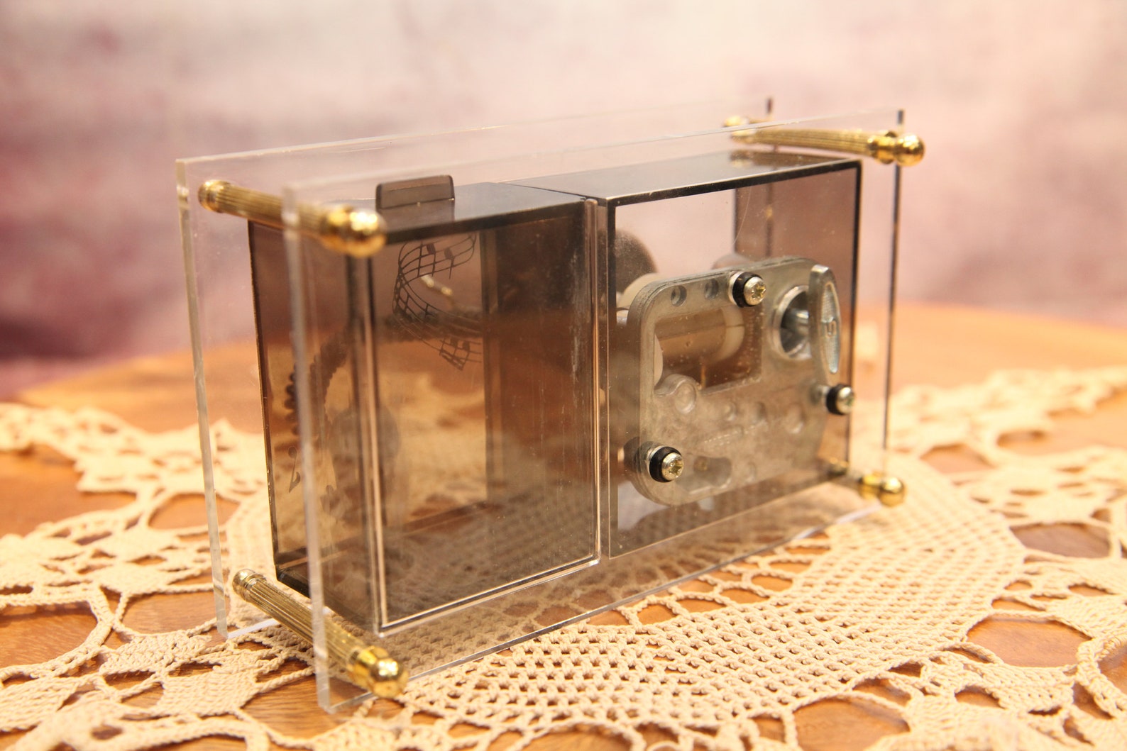 Vintage Acrylic Telephone Trinket Music Box Jewelry Music - Etsy