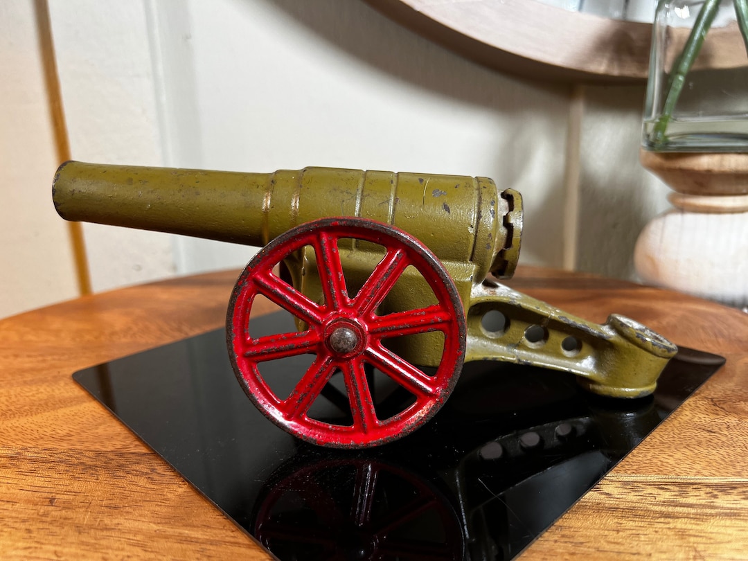 Big Bang, Cast Iron Cannon, Toy Cannon, Antique, Conestoga Toy Co ...