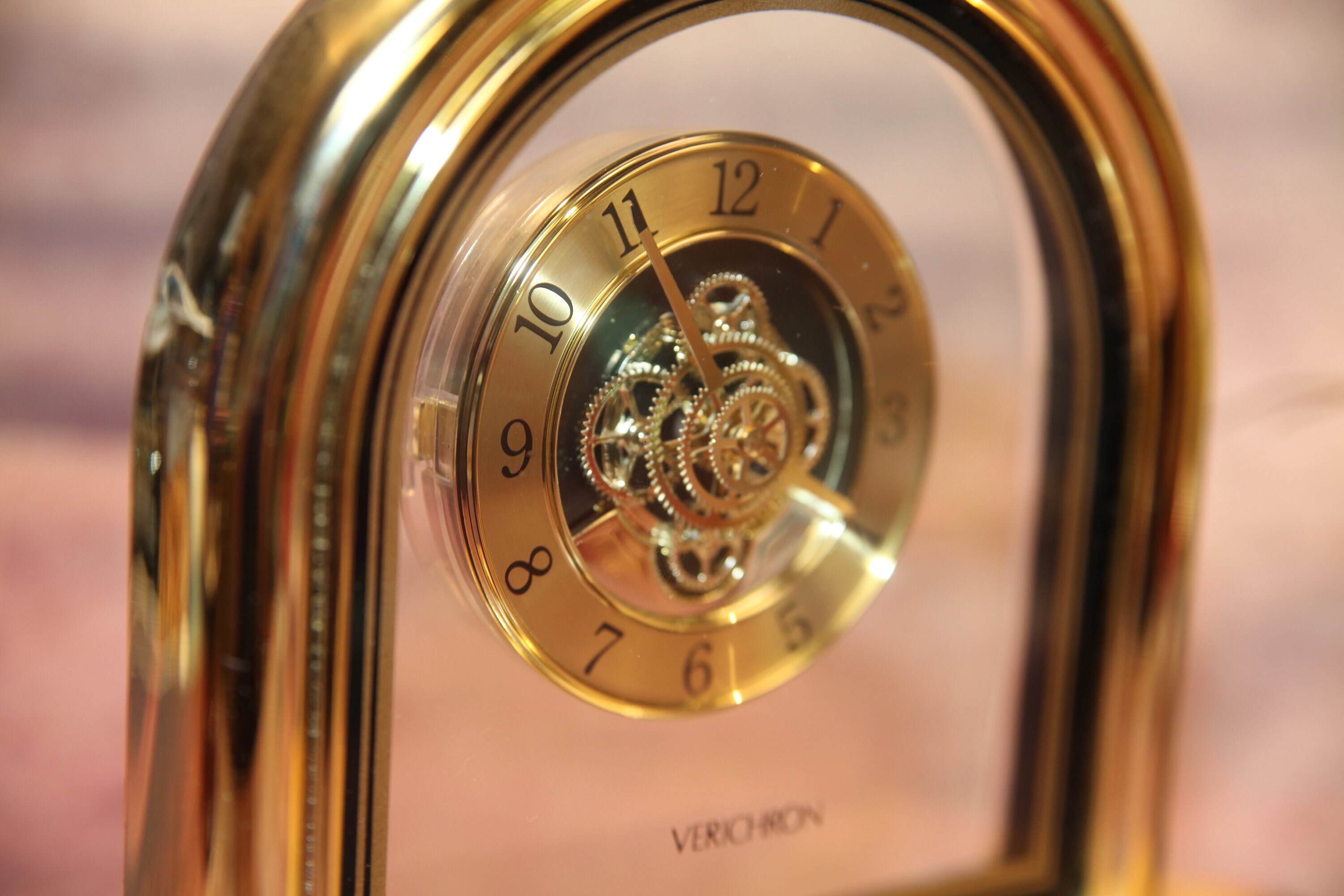 Vintage Open moving Gear Clock 7 Verichron Quartz | Etsy