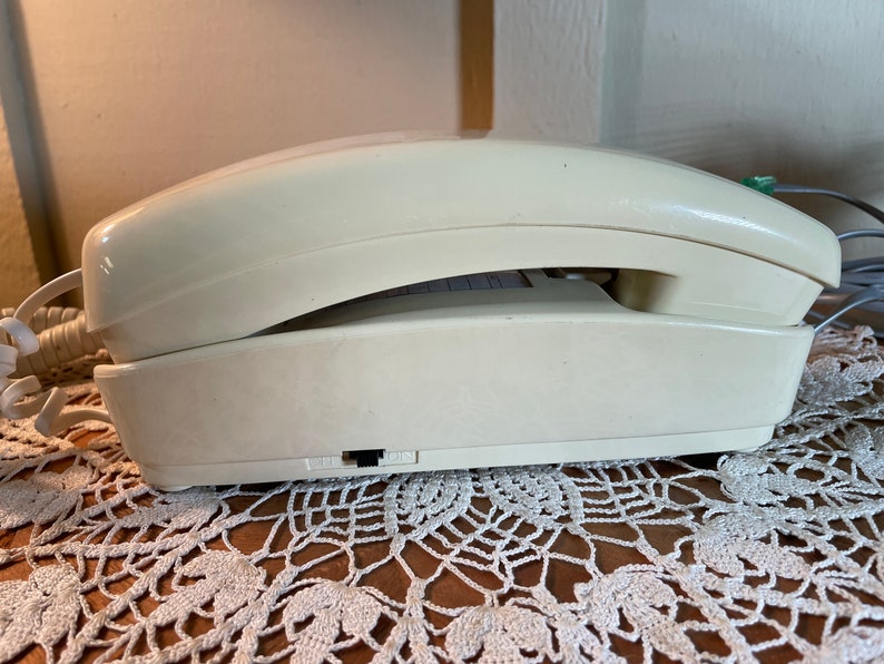 Vintage, 1980's, Spectra, Slim Line, Telephone, Push Button, Cord, Land ...