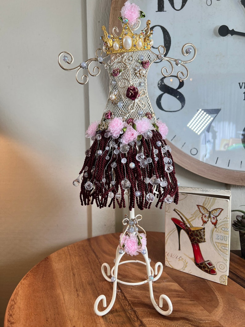 Metal Wire Mannequin Dress Form Hand Decorated Victorian - Etsy