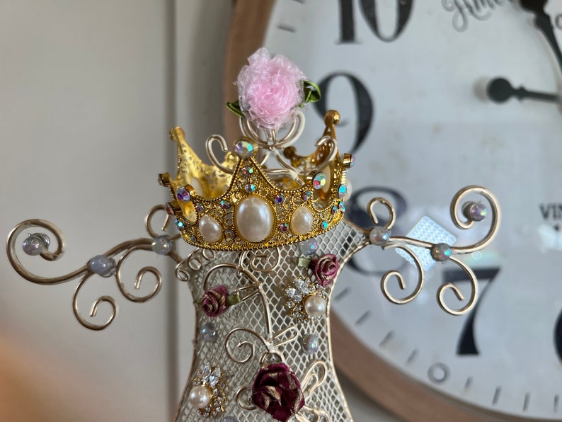 Metal Wire Mannequin Dress Form Hand Decorated Victorian - Etsy