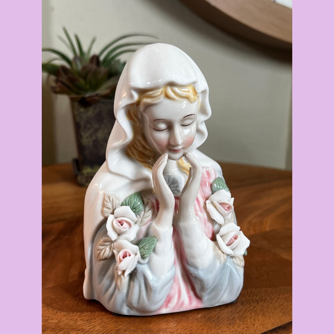 Vintage Small Virgin Mother Mary Virgin Mary Madonna - Etsy