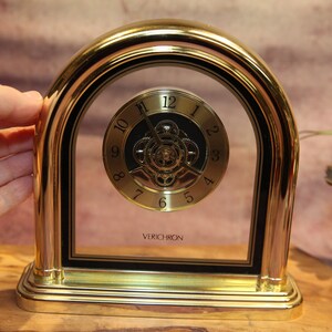 Vintage Open Moving Gear Clock, 7, Verichron, Quartz, Acrylic, 1990's ...
