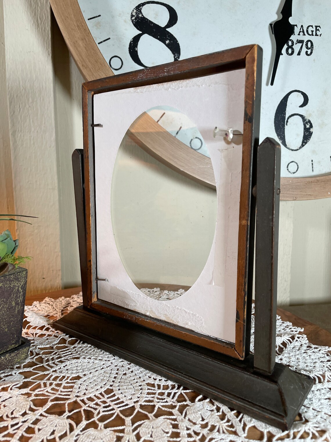 Antique Wood Tilt Picture Frame for 5 X 7 Picture - Etsy