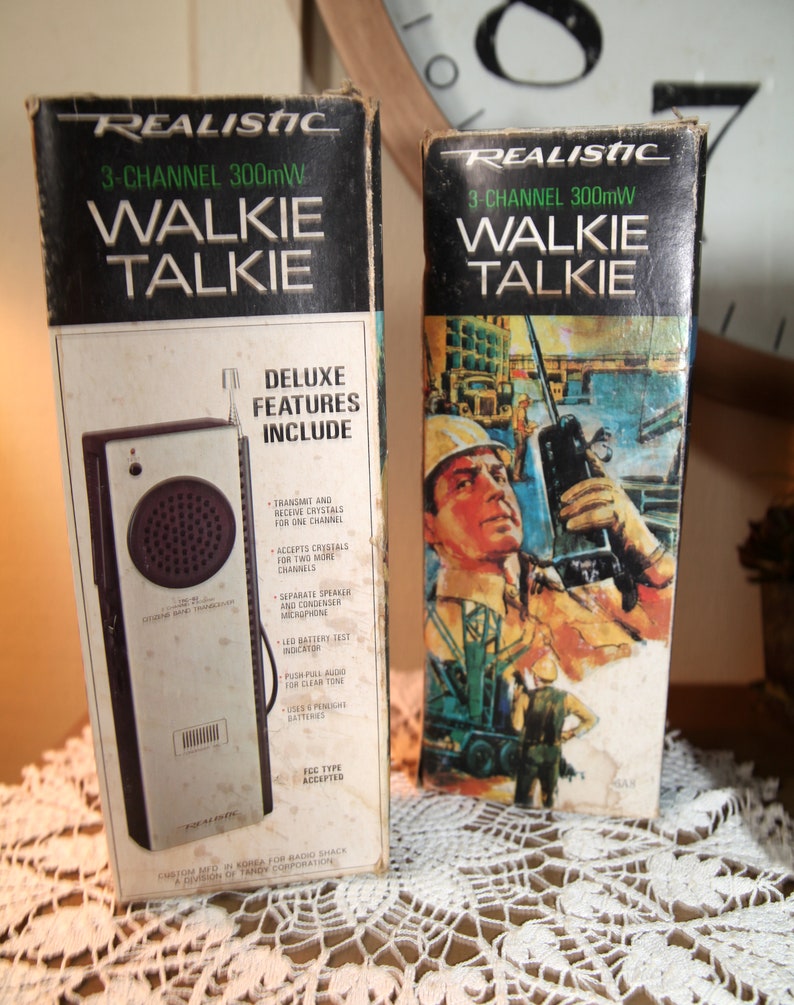 Vintage Realistic TRC-201 Walkie Talkie 2 Watt 3 Channel With - Etsy