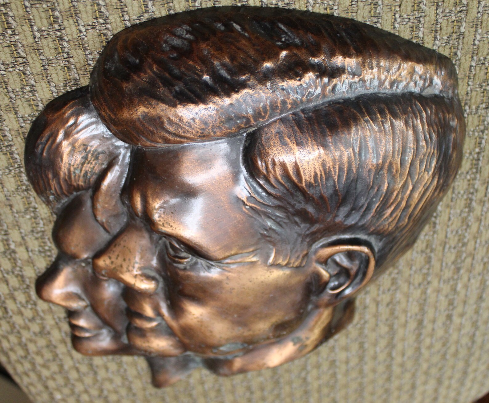 JFK Bronze Jackie & John Kennedy Heads President John - Etsy Canada
