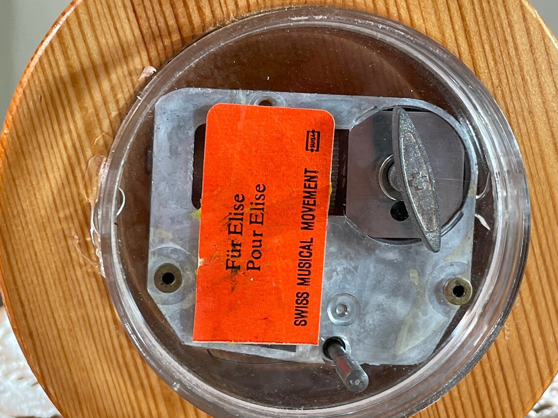 Round Hummel Music Box Swiss Musical Movement Plays | Etsy