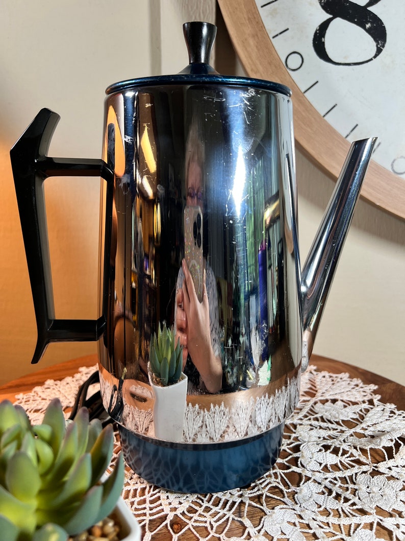 Vintage Mirro Matic Electric Percolator Coffee Pot 10 Cup - Etsy