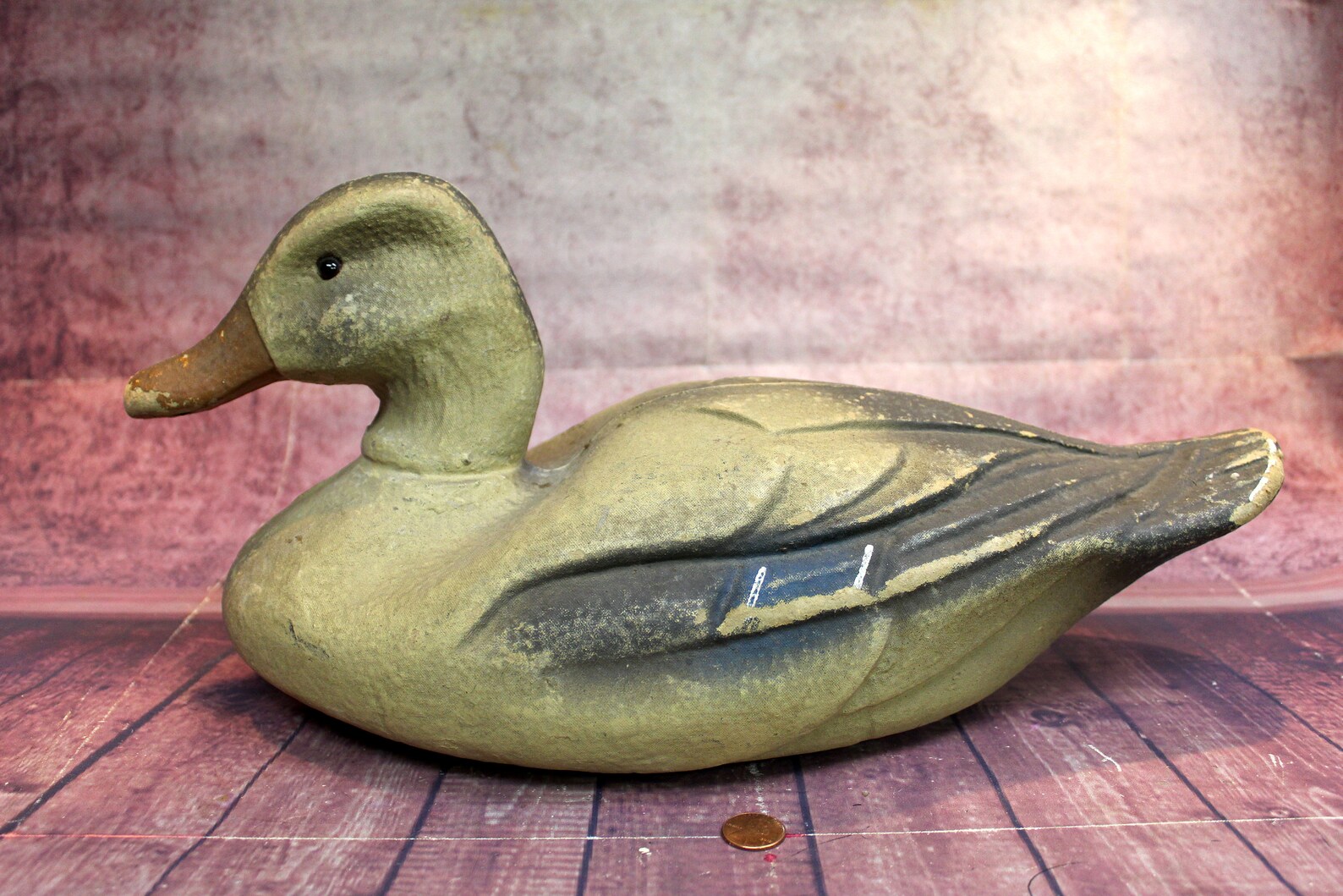 Antique Paper Pressed Mallard Duck Decoy Large 16 - Etsy