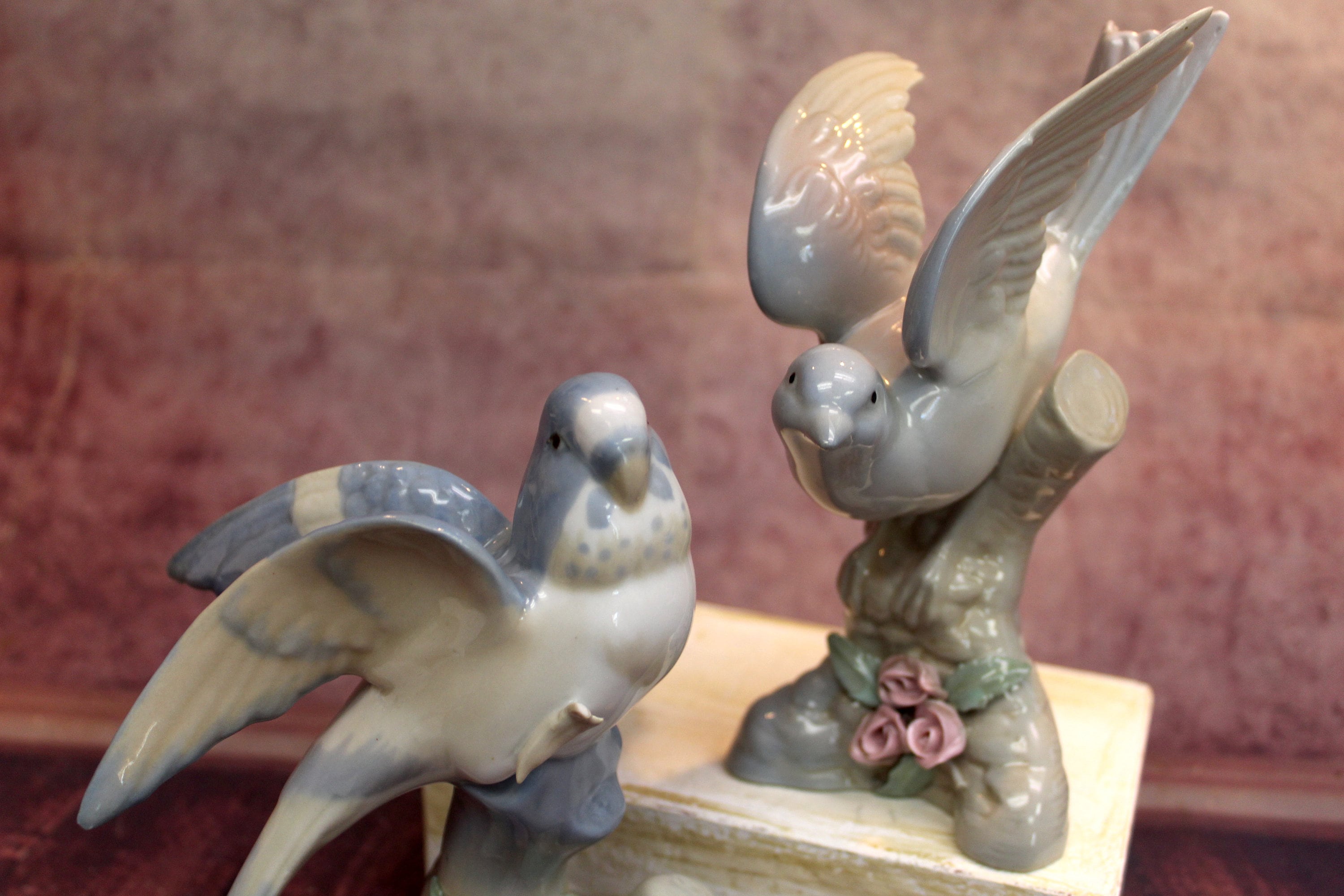 Vintage Miguel Requena Porcelain Parakeets, 6", 1980's B88 - Etsy