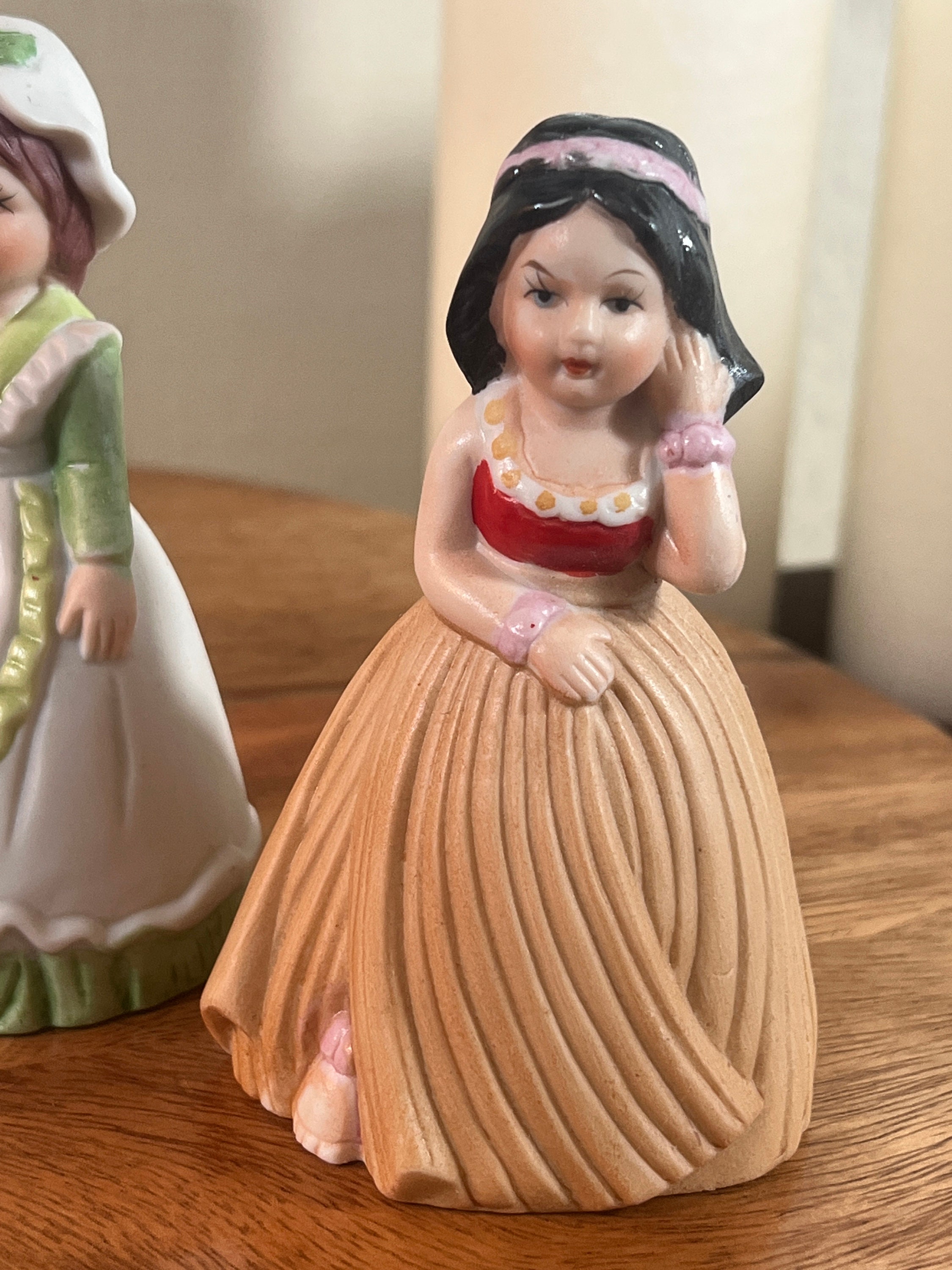 Vintage Porcelain Girls of the World Bells 5 Piece Set - Etsy