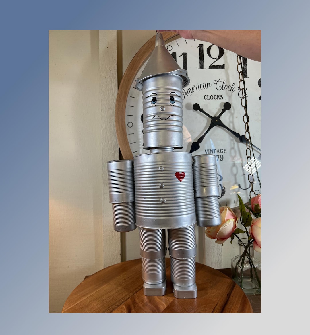 Tin Man, Handmade, Wizard of Oz, Metal Tin Man, Folk Art, Hanging, 27 Inch, Vintage B94-1-21 - Etsy