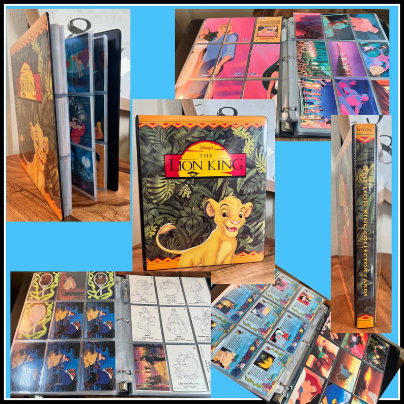 Disney's Lion King Trading Card Binder Album W/set of - Etsy