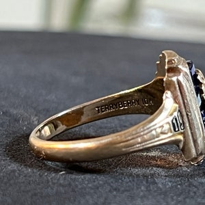 Vintage, 1960, Rothschild Wi. High School, Ladies, 10K Gold, Signet ...