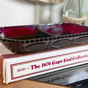 Vintage, Avon, the 1876 Cape Cod Collection, Condiment Dish, Divided ...