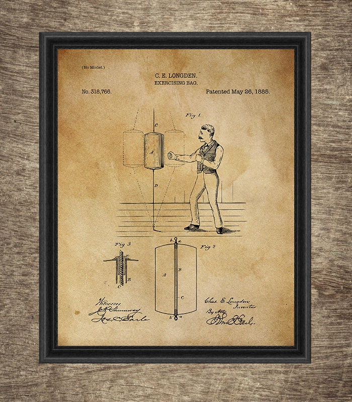 Vintage Boxing Poster Boxing Gloves Boxing Punch Bag Boxer | Etsy