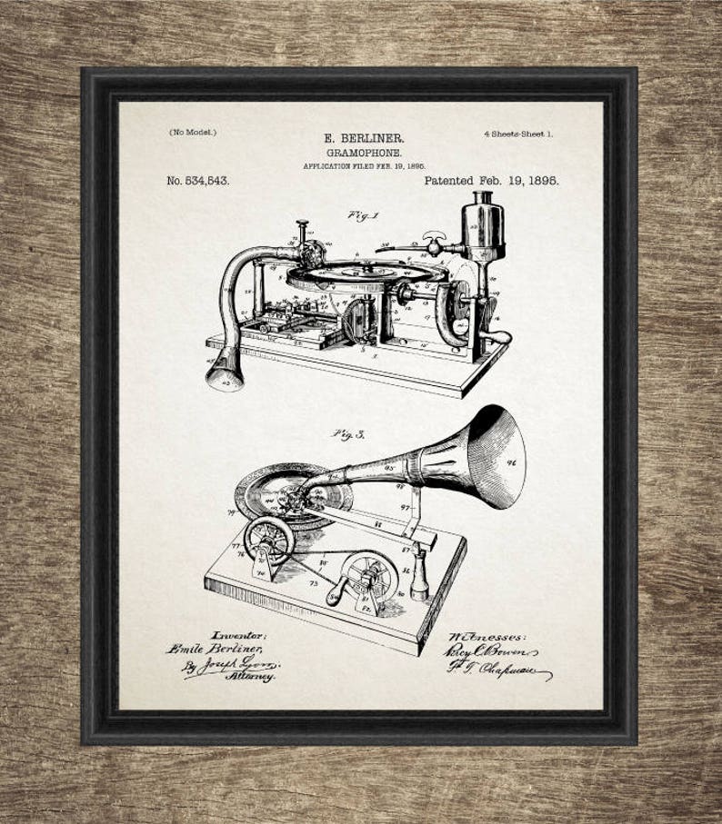 Dj Print Set of 4 Patents DJ Print Posters Dj Gift Dj Wall - Etsy
