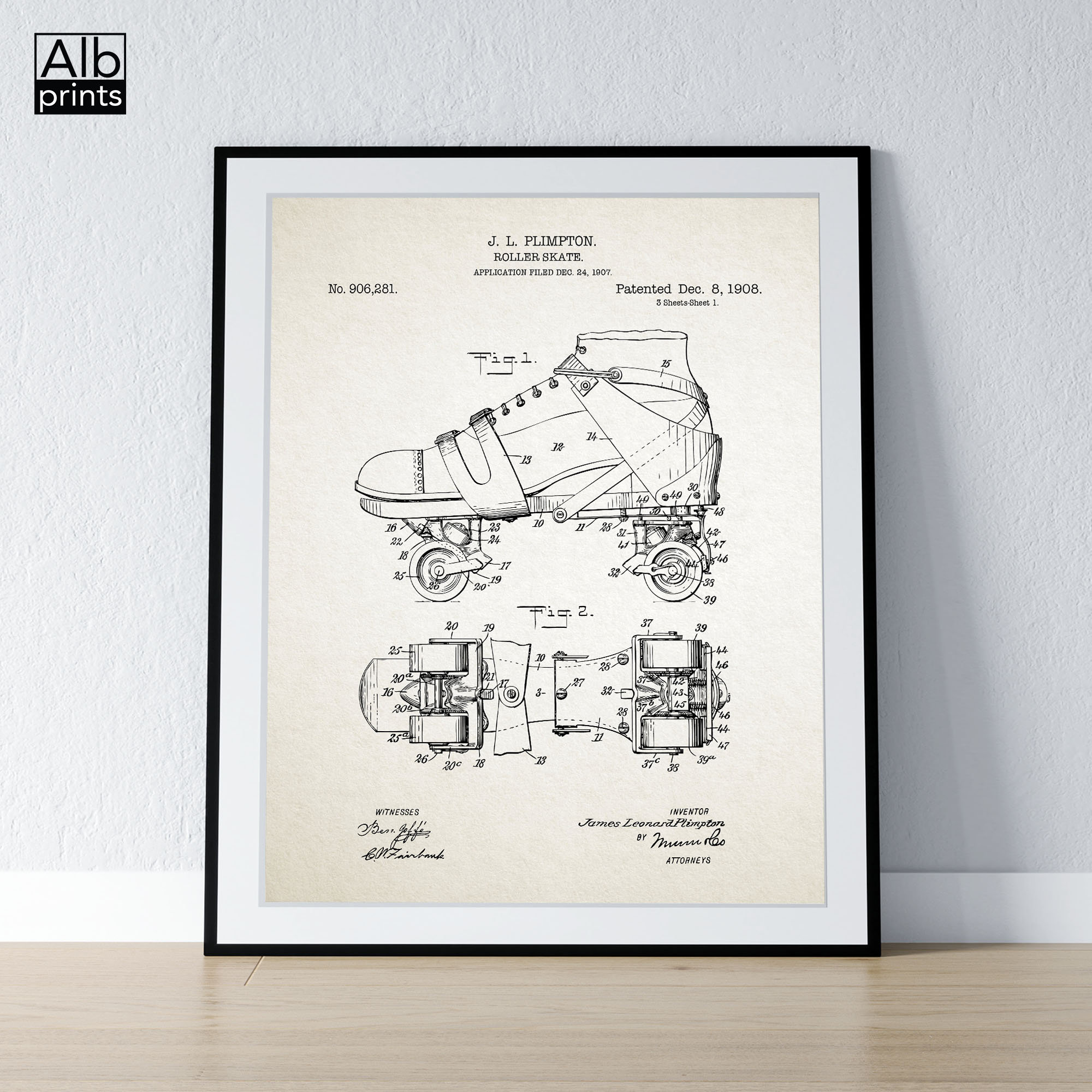 Roller Skates Set of 6 Designs Roller Skate Decor Roller | Etsy