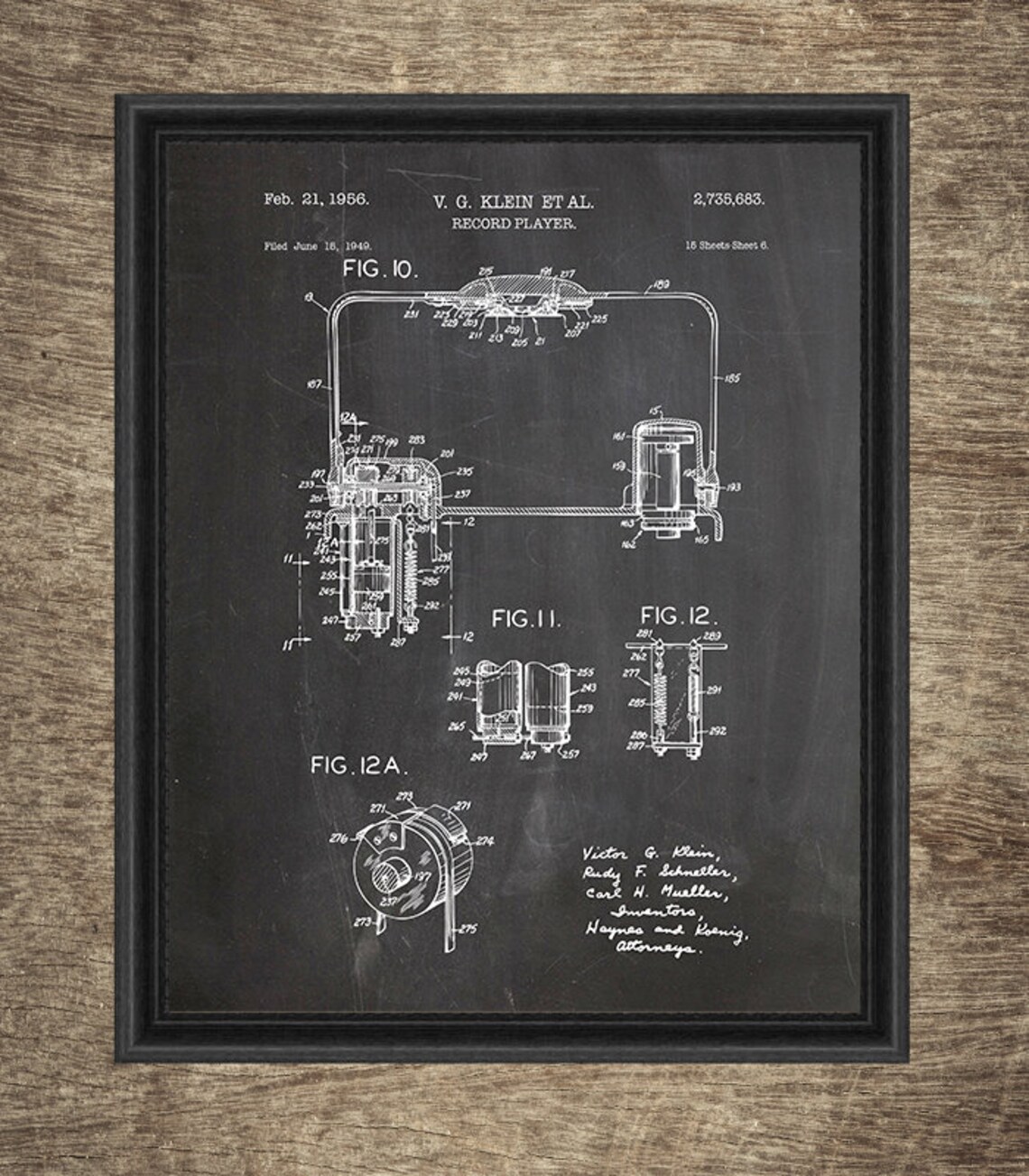 DJ Turntable Set of 6 Posters Record Player Poster Turntable - Etsy