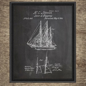 Nautical Art to Download, Ship Set of 6 Posters, Sailing Wall Decor ...