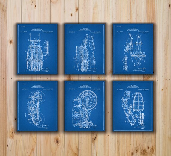 Snowmobile Patent Blueprint Winter Vehicle Blueprint | Etsy