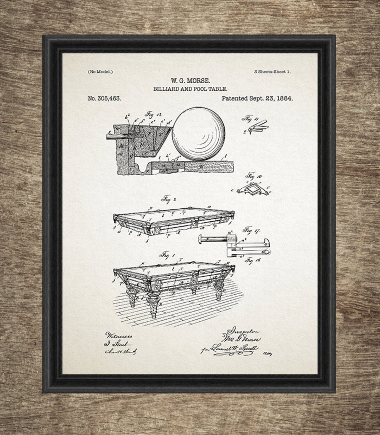 Pool Table Wall Art Billiards Room Decor Pool Poster Decor | Etsy