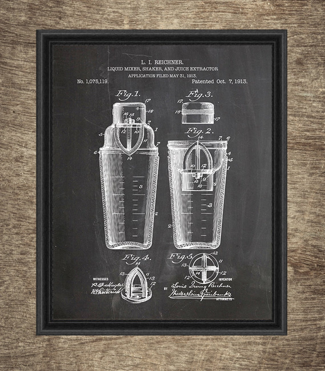 Drink Shaker Decor Bartender Gift Idea Cocktail Bar Decor | Etsy