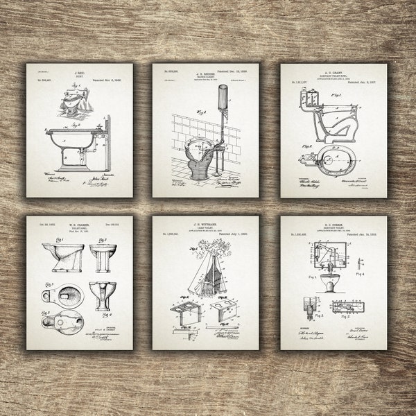 Bathroom Poster - Etsy