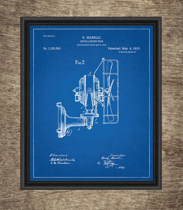 Fan Blueprint Poster Blueprint Wall Decor Blueprint Art - Etsy Sweden